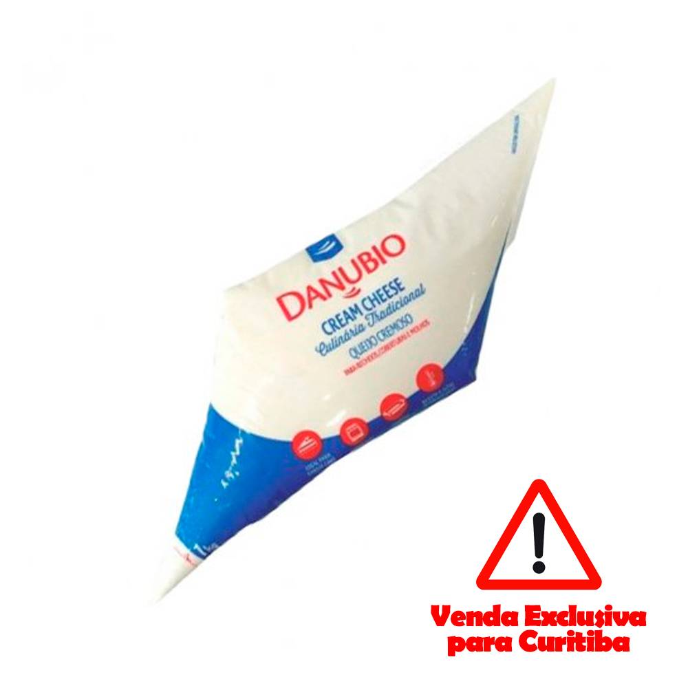 SLM Casa do confeiteiro. Cream Cheese Tradicional Danubio 1 Kg - VIGOR
