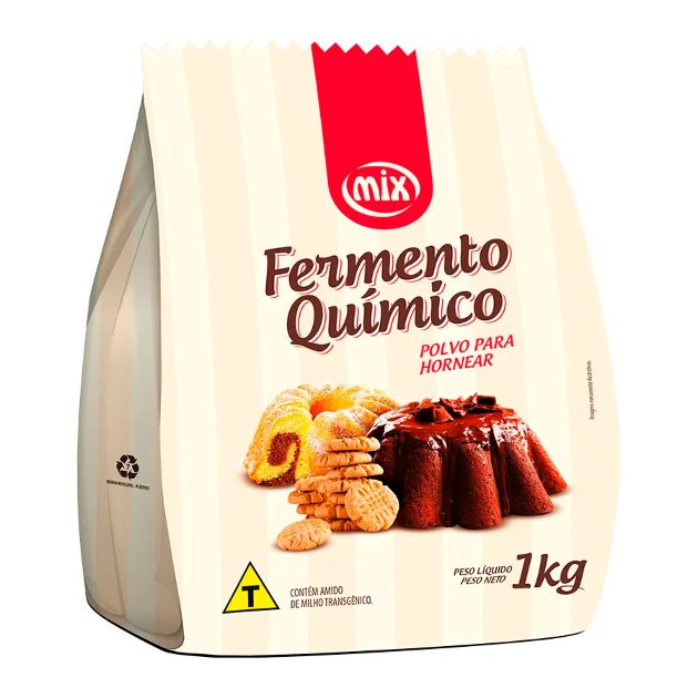SLM Casa do confeiteiro. Fermento Quimico 1 kg - MIX