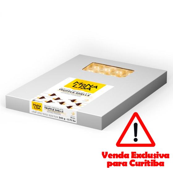 SLM Casa do confeiteiro. Shells Trufas Ocas Chocolate Branco 126 Un ...